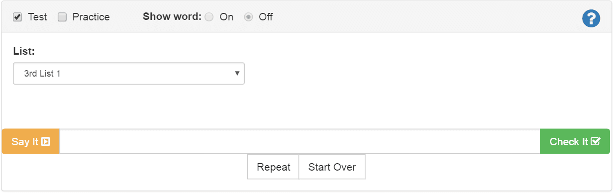 Home Spelling Words - Spelling Games, Worksheets, Tests & Lists